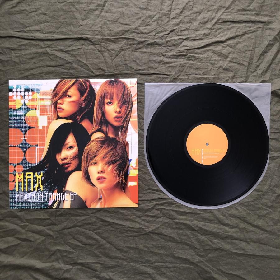 傷なし美盤 美ジャケ ほぼ新品 激レア 2002年 マックス Max LPレコード Miniアルバム Maximum Trance Ep J-Pop 銀河の誓い Give me a Shake ...