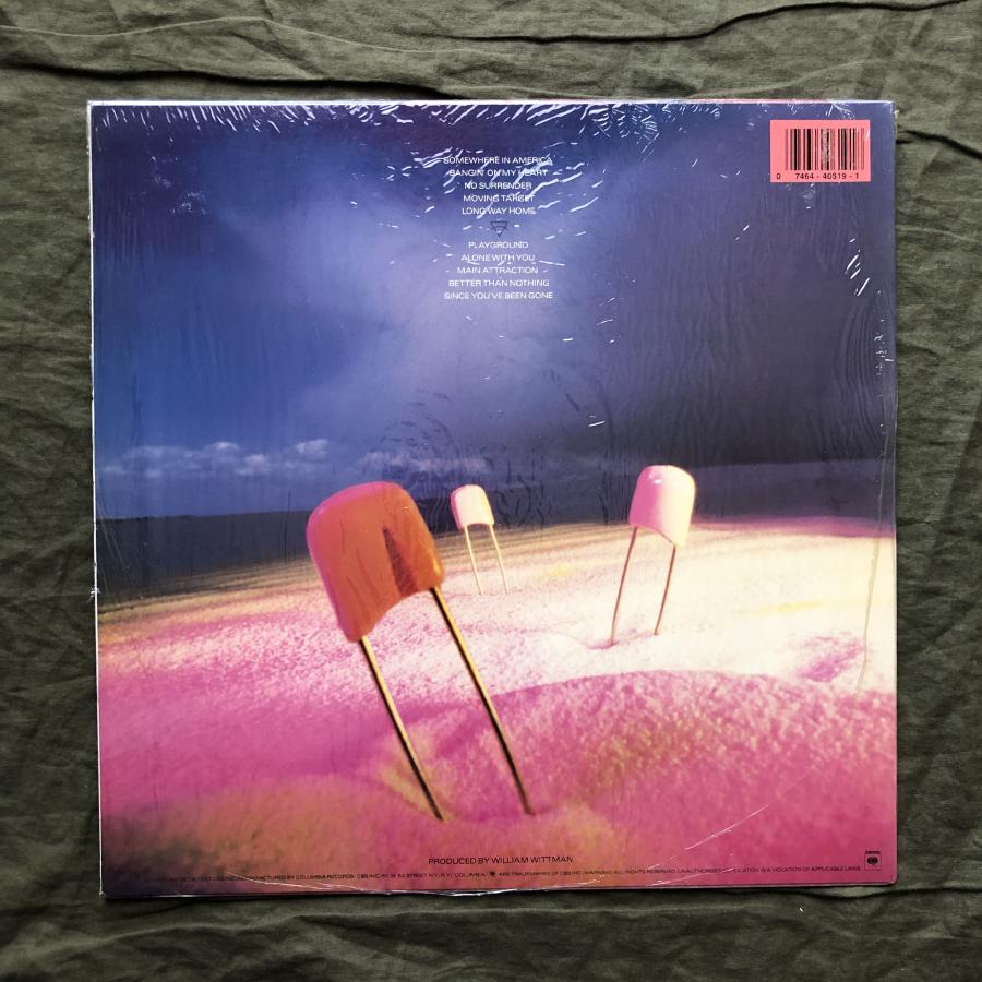 美盤 美ジャケ 美品 レア盤 1987年 米国盤 アウト・フィールド Outfield LPレコード Bangin': Tony Lewis ...