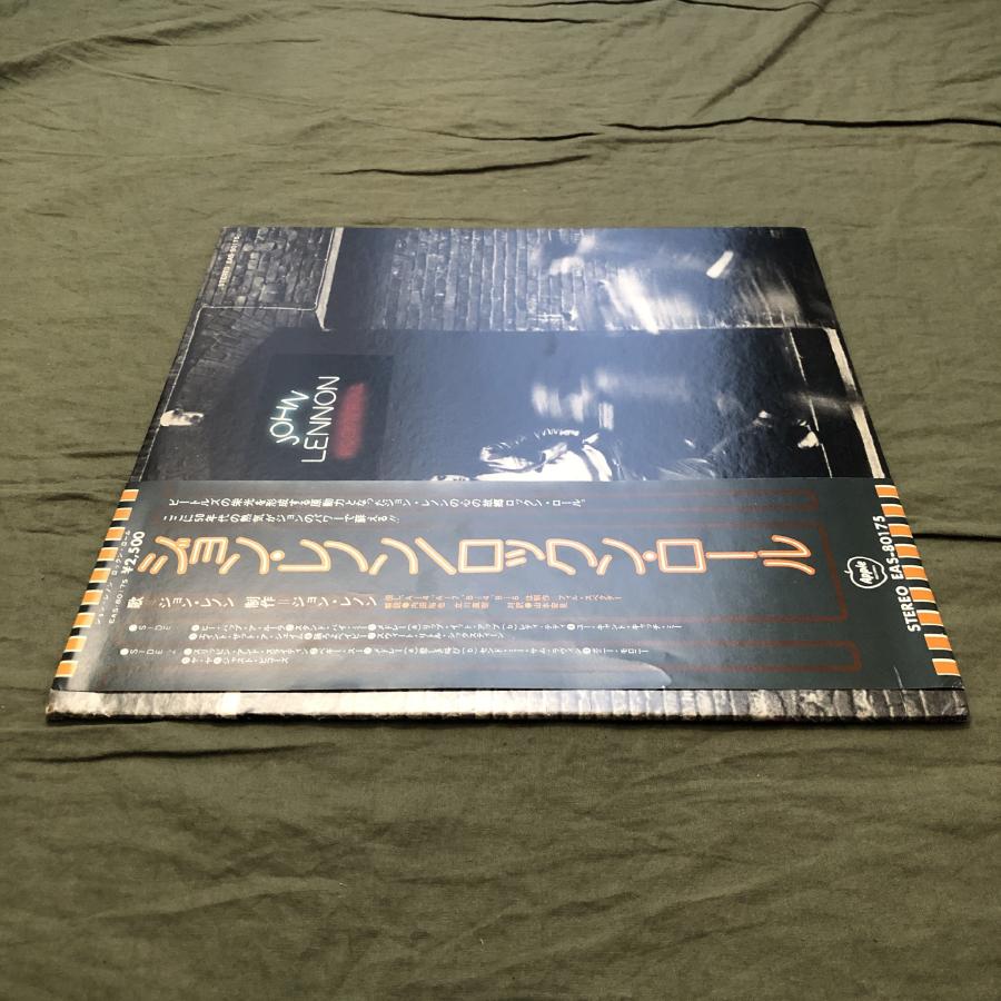 美盤 1975年 EAS-80175 国内初盤 ジョン・レノン John Lennon LPレコード ロックン・ロール Rock 'N' Roll 帯付 Jim Keltner, Leon ...