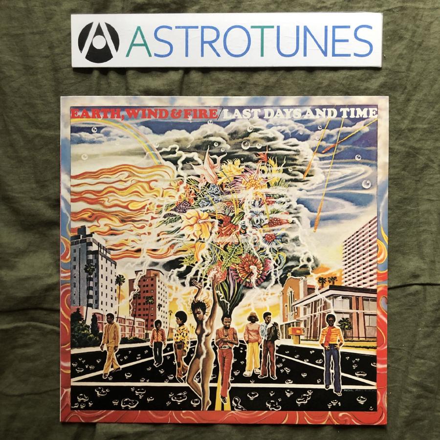 傷なし美盤 美ジャケ 1974年 国内盤 Earth, Wind & Fire LPレコード 地球最後の日 Last Days And ...