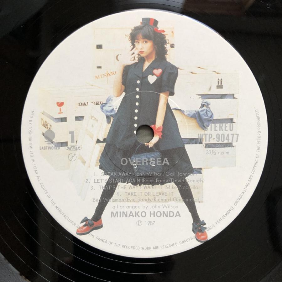 傷なし美盤 1987年 本田美奈子 Minako Honda LPレコード オーヴァーシー Oversea アイドル Tower Of ...