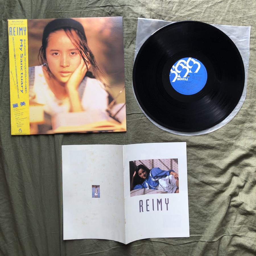 美盤 1986年 麗美 Reimy LPレコード My Sanctuary 帯付 LA録音 Michael Landau, Lee ...