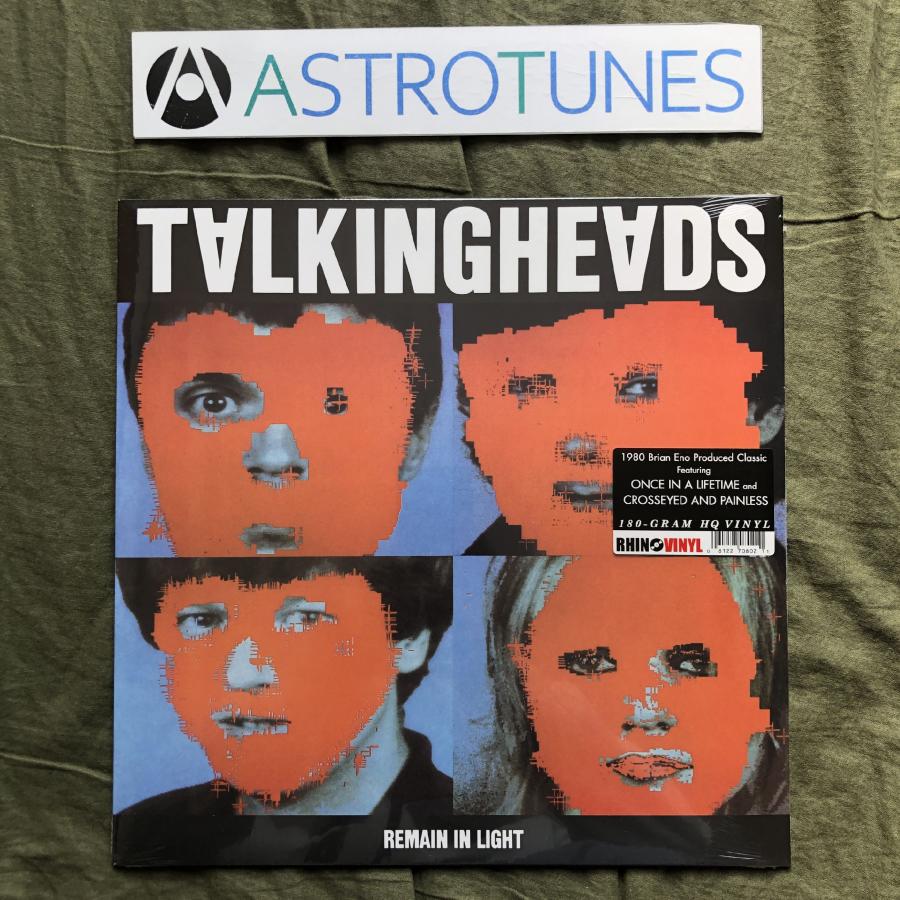 未開封新品 2013年 欧州盤 Talking Heads LPレコード Remain In Light 名盤 180g 重量盤 David Byrne, Brian Eno, Adrian ...