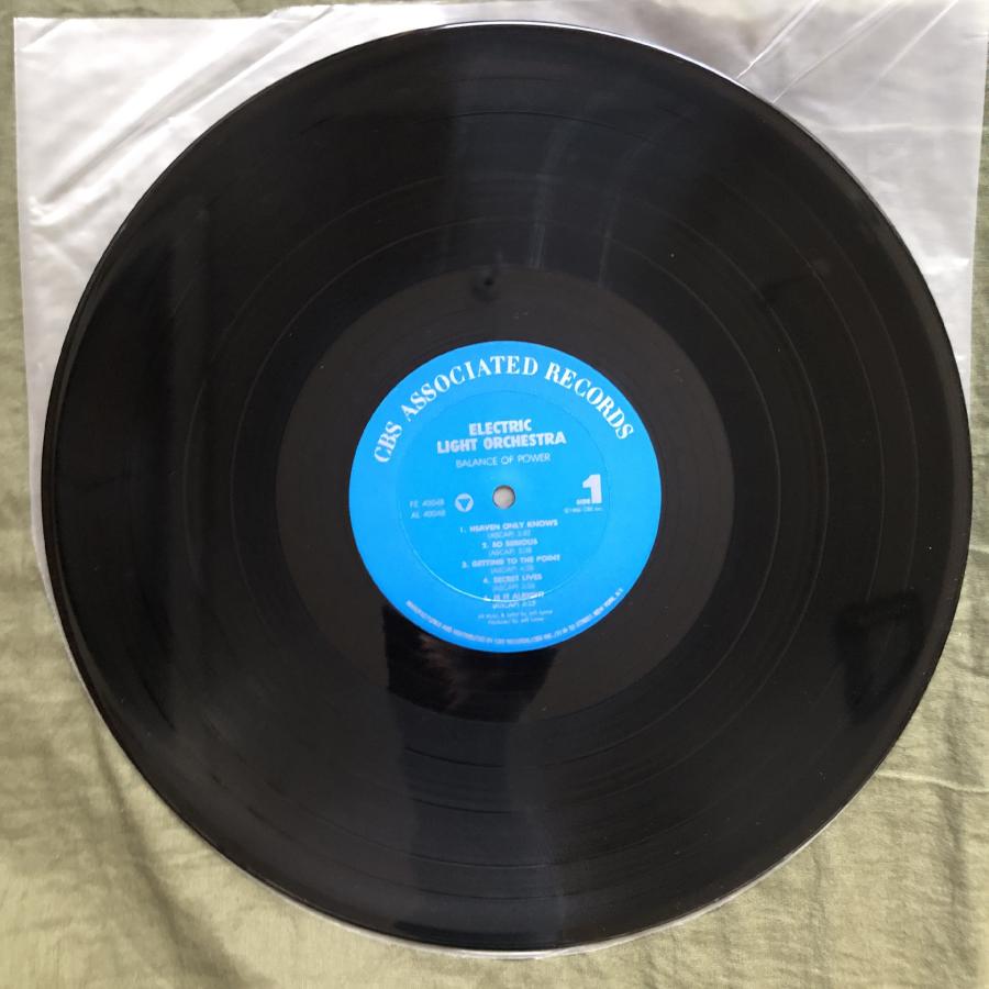 傷なし美盤 美ジャケ STERING刻印 1986年 米国初盤 Electric Light Orchestra (ELO) LPレコード Balance Of Power 名盤 Jeff ...