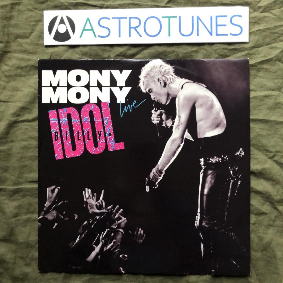 傷なし美盤 1987年 英国 本国オリジナルリリース盤 ビリー・アイドル Billy Idol 12''EPレコード Mony Live パンク ニューウェーブ : ASTROTUNES ...