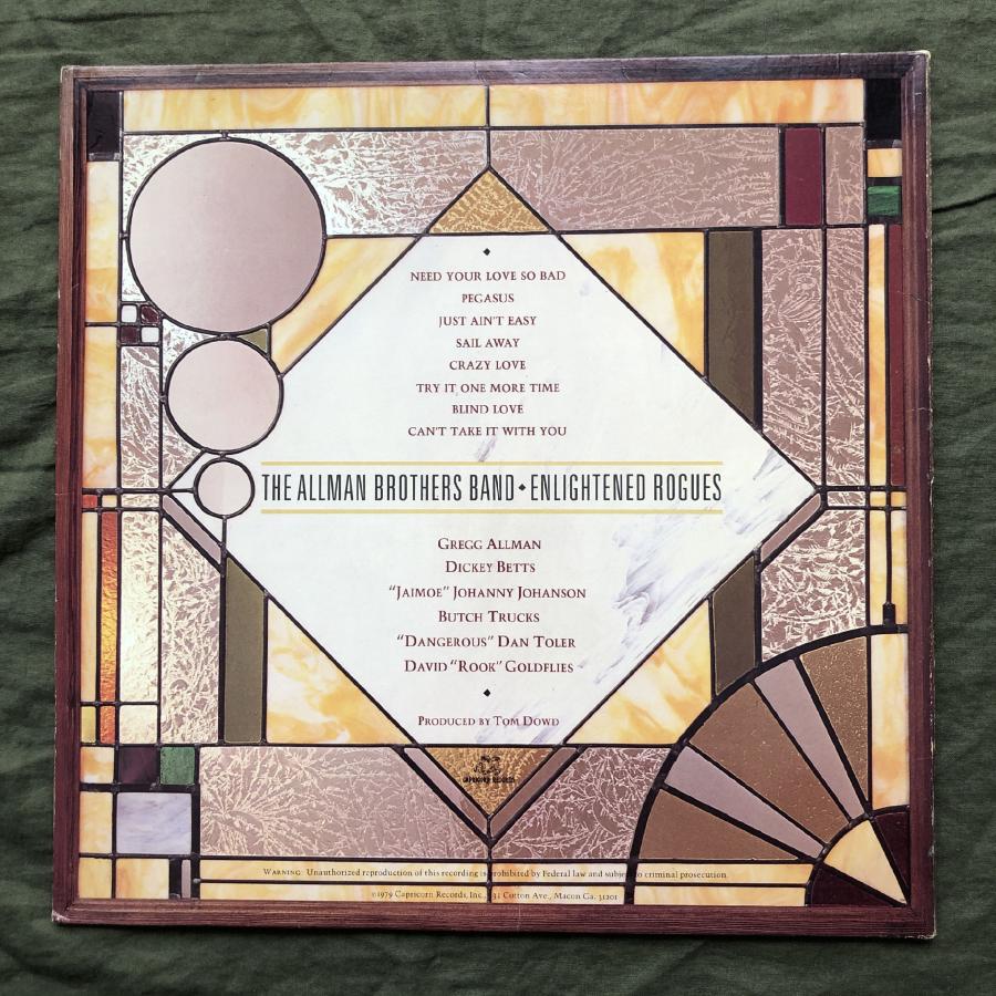 良盤 良ジャケ 1979年 CPN-0218 米国 本国盤 Allman Brothers Band LPレコード Enlightened Rogues: Dickey Betts ...