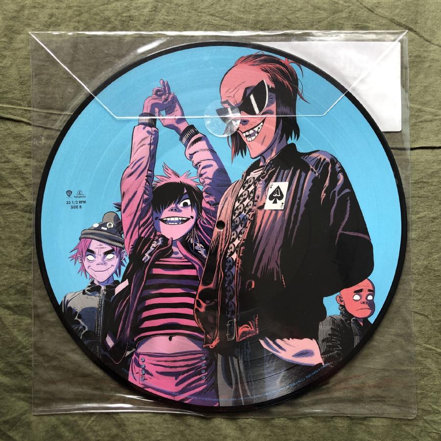 良盤 良ジャケ 激レア 2019年 英国盤 ゴリラズ Gorillaz ピクチャーLPレコード The Now Damon Albarn ...