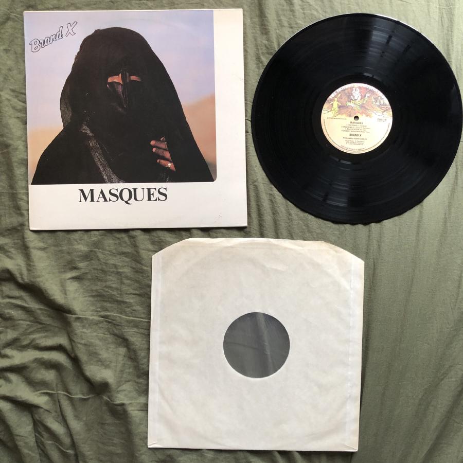 傷なし美盤 1978年 英国 本国初盤 ブランドX Brand X LPレコード Masques フュージョン Percy Jones ...