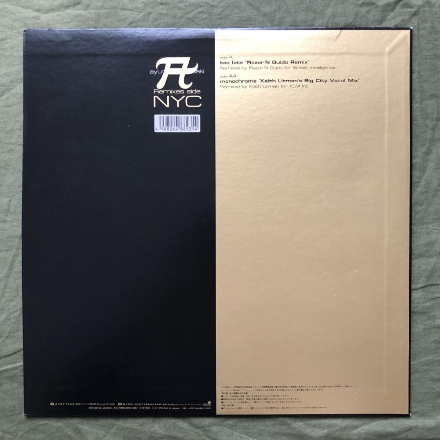 傷なし美盤 美ジャケ 1999年 浜崎あゆみ Ayumi Hamasaki 12''EPレコード A (Remix Side TYO) J-Pop Avex : ASTROTUNES ...