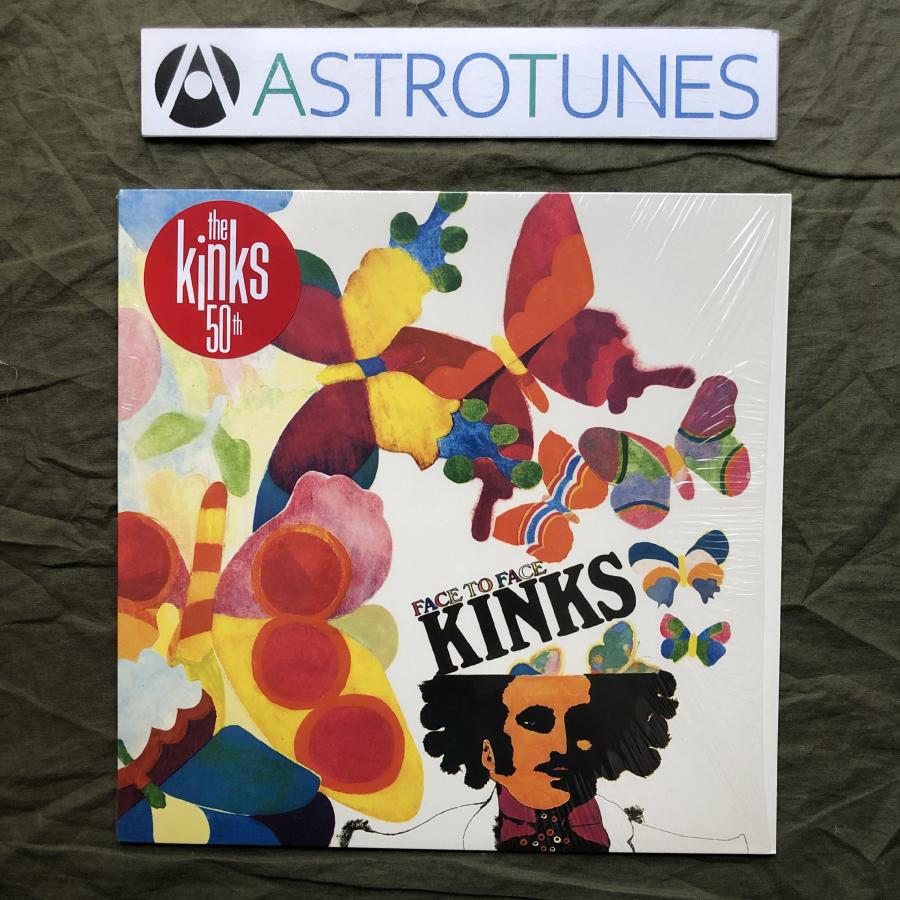 傷なし美盤 美ジャケ 欧州盤 Kinks LPレコード Face To 50周年記念リリース Party Line, Holiday In ...