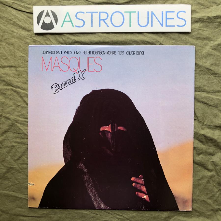美盤 レア盤 STERING刻印 1978年 米国初盤 Brand X LPレコード Masques フュージョン Percy Jones ...