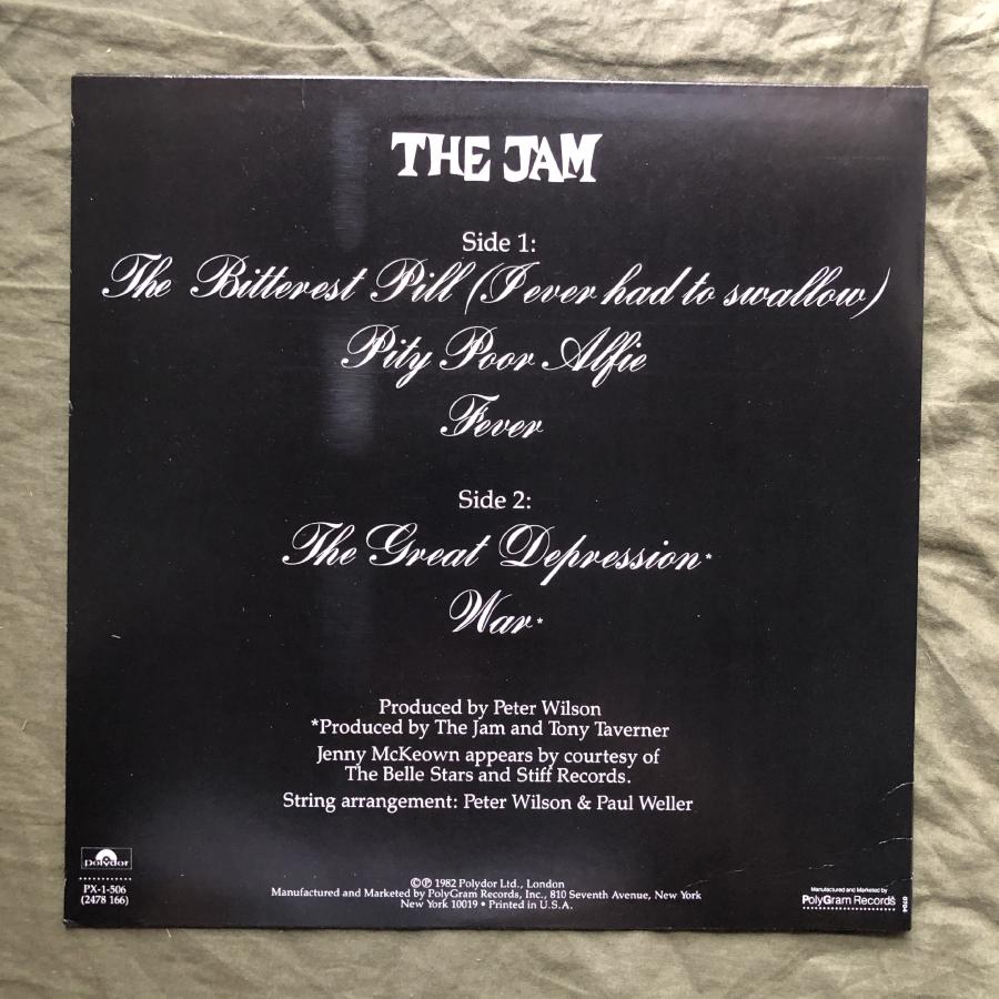 傷なし美盤 良ジャケ STERING刻印 1982年 米国盤 ザ・ジャム The Jam LPレコード Bitterest Pill (I Ever Had To Swallow) Paul ...