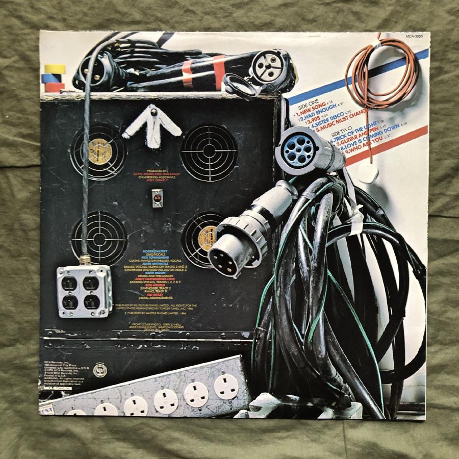 良盤 良ジャケ STERING刻印 1978年 米国盤 The Who LPレコード Are You: Keith Moon, Pete Townshend, Roger Daltre ...