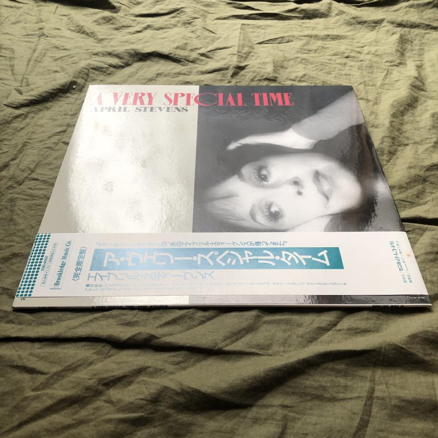 傷なし美盤 激レア 完全限定盤 1989年 国内盤 オリジナルリリース盤 April Stevens カラーLPレコード A Very ...