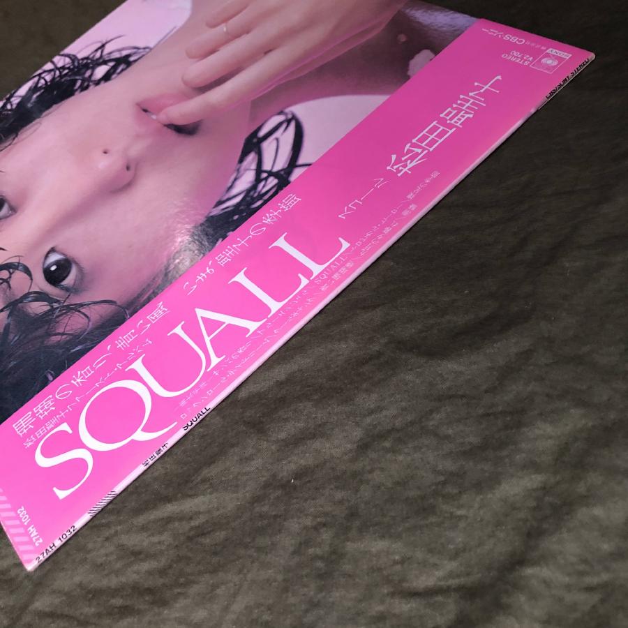 傷なし美盤 美ジャケ 1980年 松田聖子 Seiko Matsuda LPレコード スコール Squall 帯付 アイドル 今剛 松原正樹 吉川忠英 佐藤準 ペッカー ...