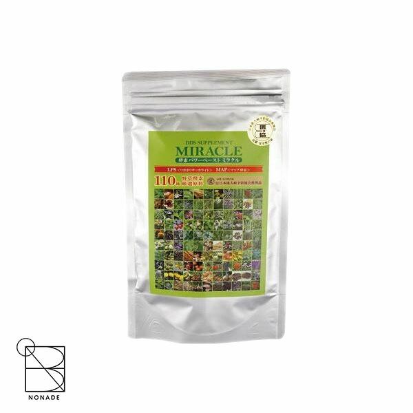 DDS SUPPLEMENT サプリメント 酵素パワーペースト ミラクル 150g 5g×30包入 110種類の厳選原料 野草原液エキス100%高濃縮酵素 免疫力アップ : astrum ...