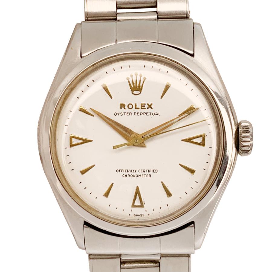 ROLEX ロレックス 6106 Oyster-Perpetual オイスターパーペチュアル セミバブル レディース AT J19184 ...