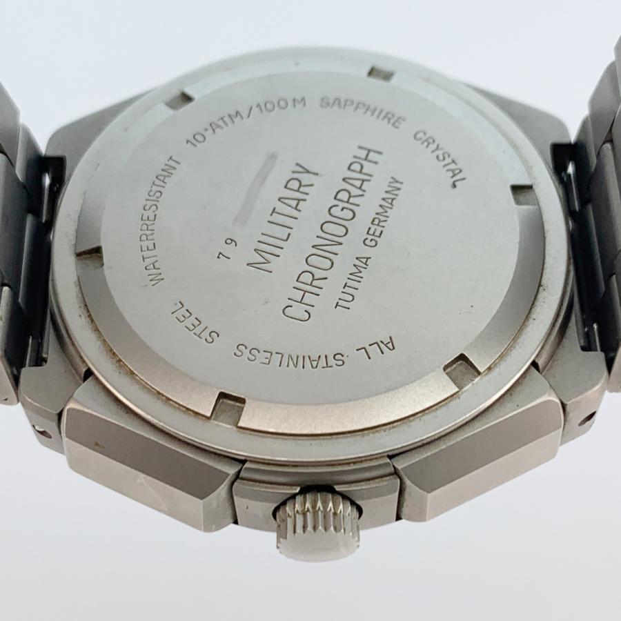 チュチマ 値下げ Tutima 798-02 Military Chronograph ミリタリー クロノグラフ メンズ AT J23597 ...