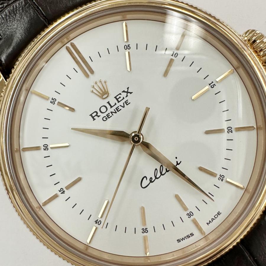 ROLEX ロレックス 50505 Cellini チェリーニ タイム PG ピンクゴールド ホワイト 自動巻き J50899 : tiamヤフーショッピング店 - 通販 - Yahoo!ショッピング