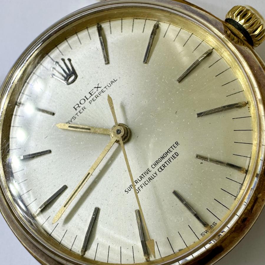 オイスター パーペチュアル ROLEX ロレックス 6556/8 Oyster-Perpetual Tru-Beat オイスターパーペチュアル トゥルービート YG イエロー自動 : tiam ...