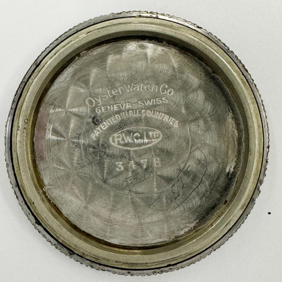 ROLEX ロレックス 3478 TURTLE TIMER R.W.C. 1940年代 ヴィンテージ ブラック 手巻き式 J57654 : tiamヤフーショッピング店 - 通販 ...