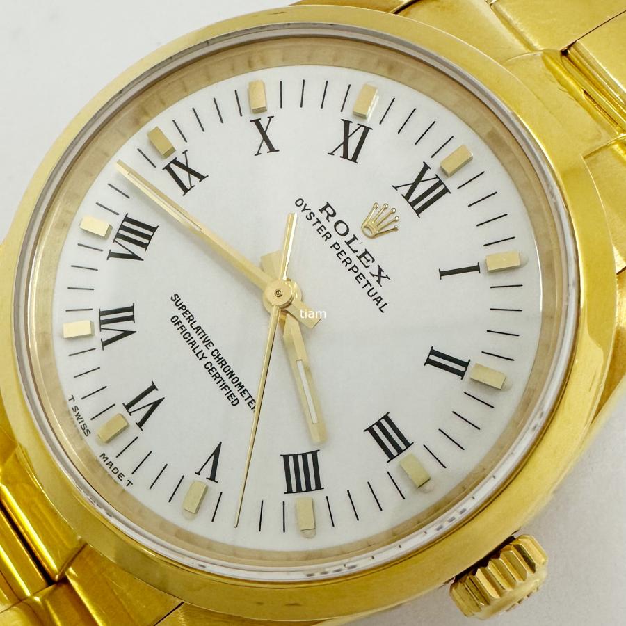 オイスター パーペチュアル ROLEX ロレックス 14208 Oyster Perpetual オイスターパーペチュアル ホワイト ローマ ...
