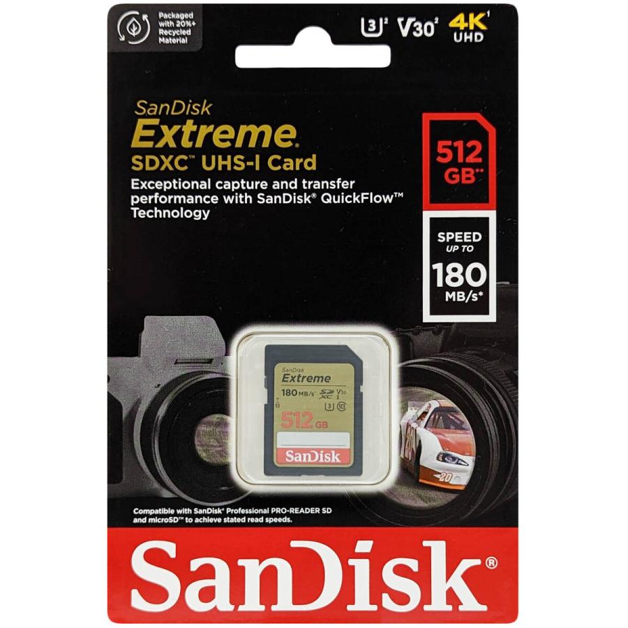 Extreme SanDisk サンディスク SDSDXVV-512G-GNCIN 並行輸入品 SDXCカード 512GB : アスビック - 通販 - Yahoo!ショッピング