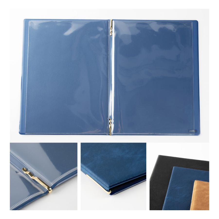 洋風メニューブック メニューブック A4 メニュークリップ 洋風 メニューカバー おしゃれ 飲食店 メニュー表 ファイルブック 業務用 高級 yyb-cp06 : アスカトップ - 通販 ...