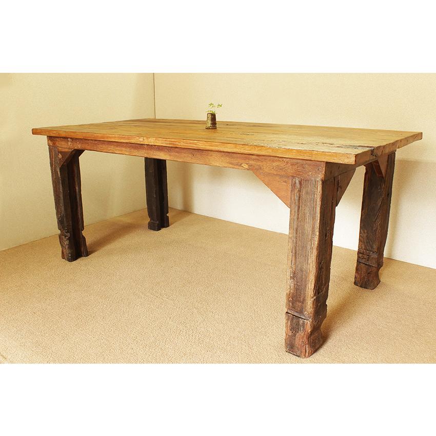 チーク古木自然杢凹凸 オールドチーク・bigテーブル/1m80cm : ASUKA WORLD - 通販 - Yahoo!ショッピング