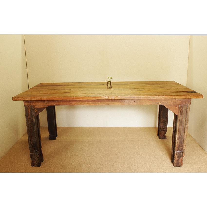 チーク古木自然杢凹凸 オールドチーク・bigテーブル/1m80cm : ASUKA WORLD - 通販 - Yahoo!ショッピング