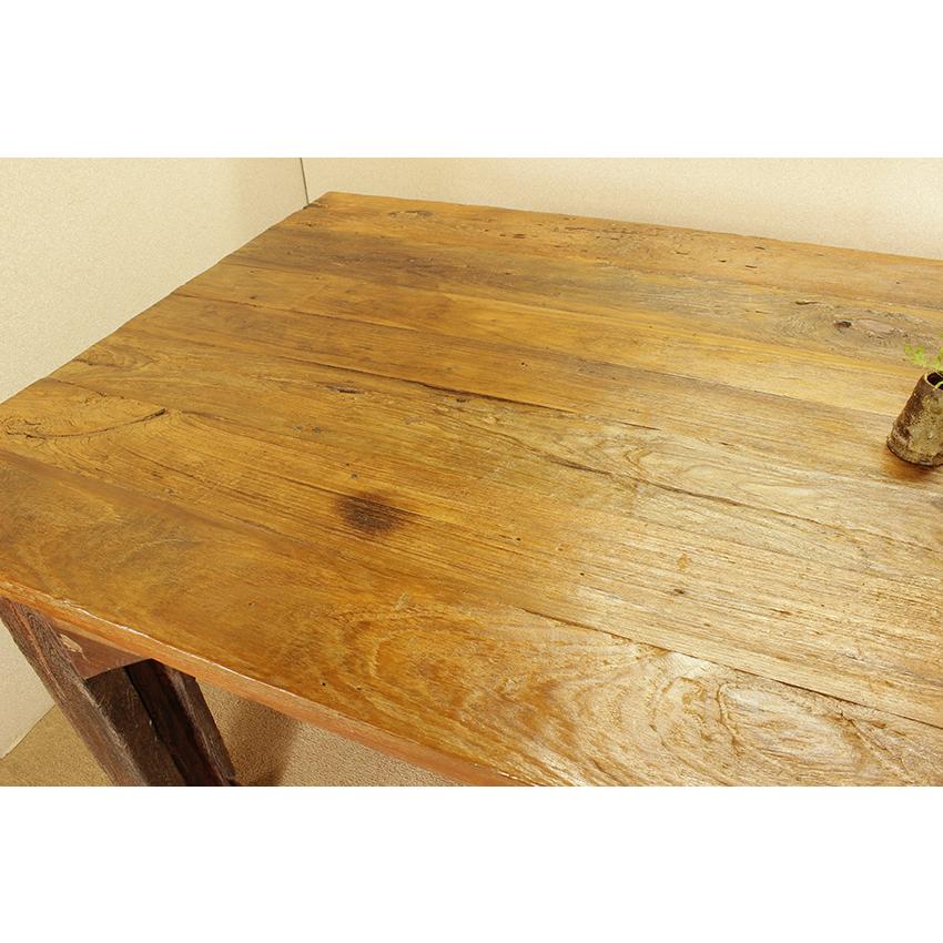 チーク古木自然杢凹凸 オールドチーク・bigテーブル/1m80cm : ASUKA WORLD - 通販 - Yahoo!ショッピング