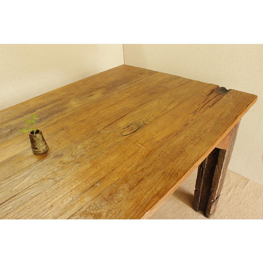 チーク古木自然杢凹凸 オールドチーク・bigテーブル/1m80cm : ASUKA WORLD - 通販 - Yahoo!ショッピング