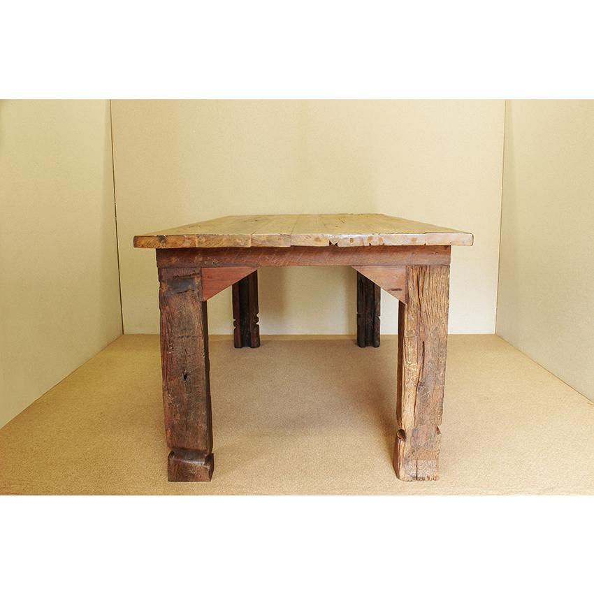 チーク古木自然杢凹凸 オールドチーク・bigテーブル/1m80cm : ASUKA WORLD - 通販 - Yahoo!ショッピング