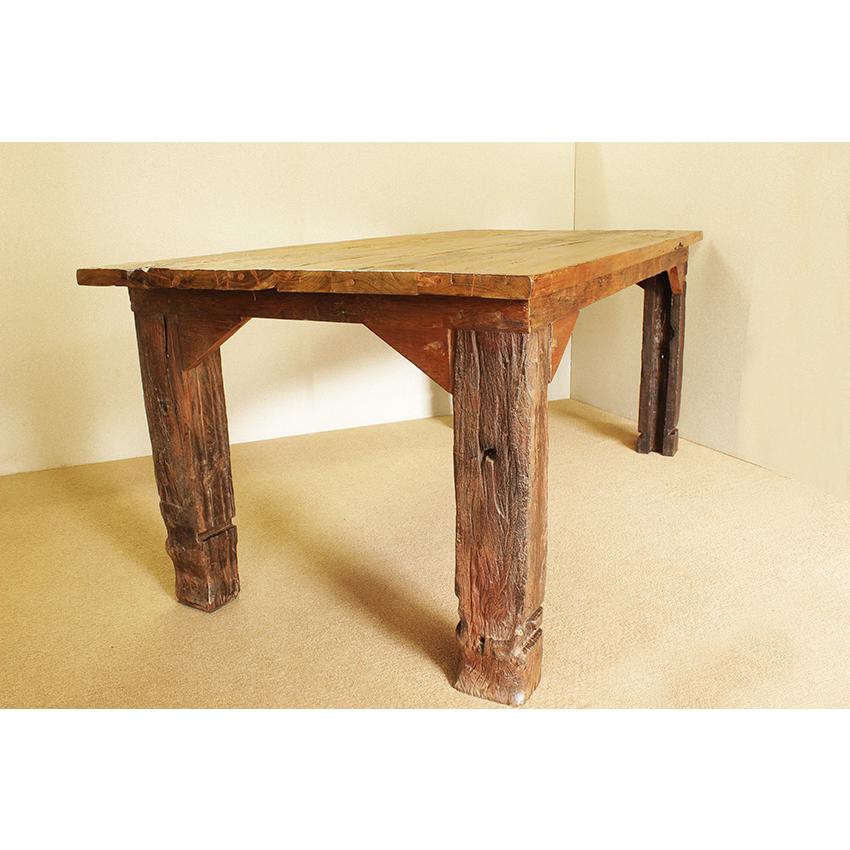 チーク古木自然杢凹凸 オールドチーク・bigテーブル/1m80cm : ASUKA WORLD - 通販 - Yahoo!ショッピング