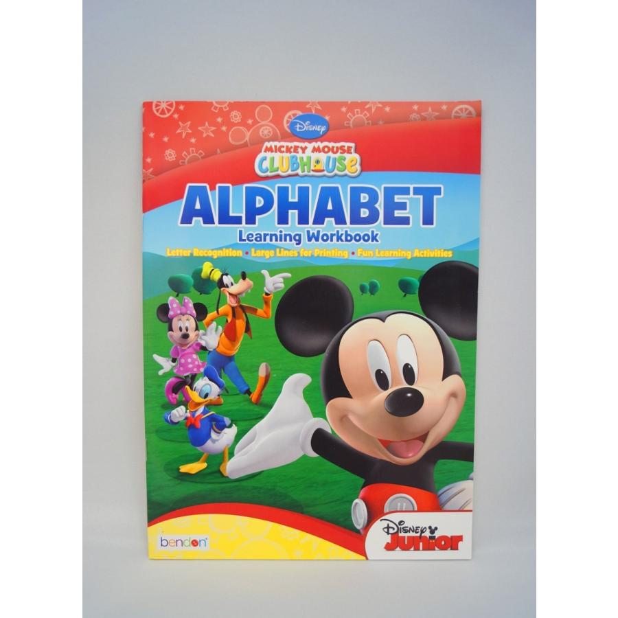 Mickey Mouse Clubhouse Alphabet Learning Workbook ディズニーの英語教材 : Asukabc ...