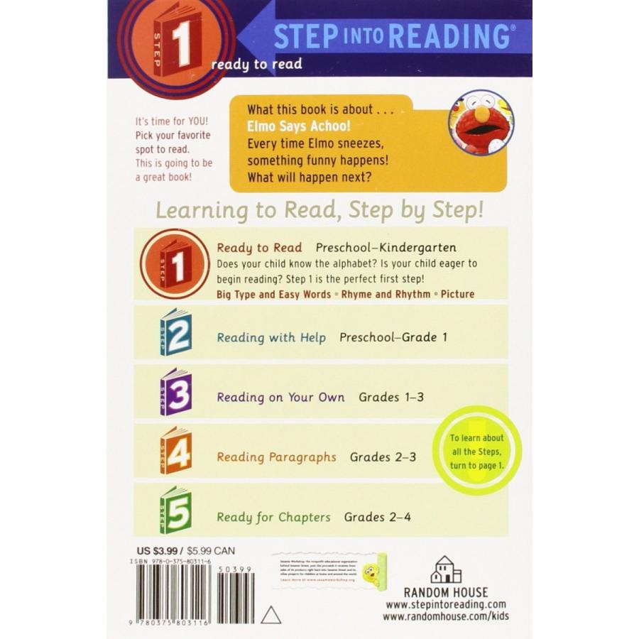 ELMO SAYS ACHOO!/セサミストリート/洋書絵本/エルモ :FOB047:Asukabc Online - 通販 - Yahoo ...