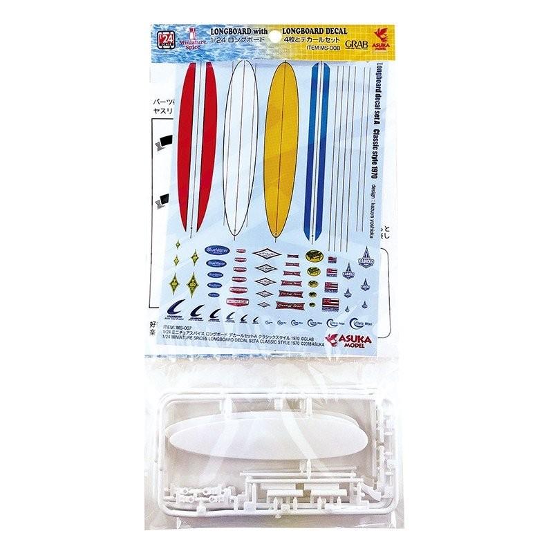 【MS-008】1/24 ロングボード4枚とデカールセット : アスカモデル・ネットショップ - 通販 - Yahoo!ショッピング