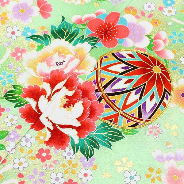 七五三 着物 新品 正絹 7歳用 販売 お正月 ひな祭り 毬 緑 あすかや [商品番号pt3846] : あすかや Yahoo!ショッピング店 ...