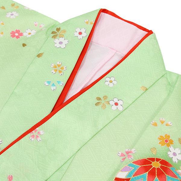七五三 着物 新品 正絹 7歳用 販売 お正月 ひな祭り 毬 緑 あすかや [商品番号pt3846] : あすかや Yahoo!ショッピング店 ...