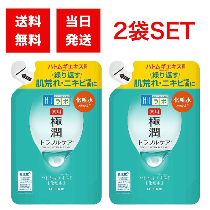 ロート製薬 肌ラボ 薬用 極潤 スキンコンディショナー 170ml 2袋 : アスライト - 通販 - Yahoo!ショッピング