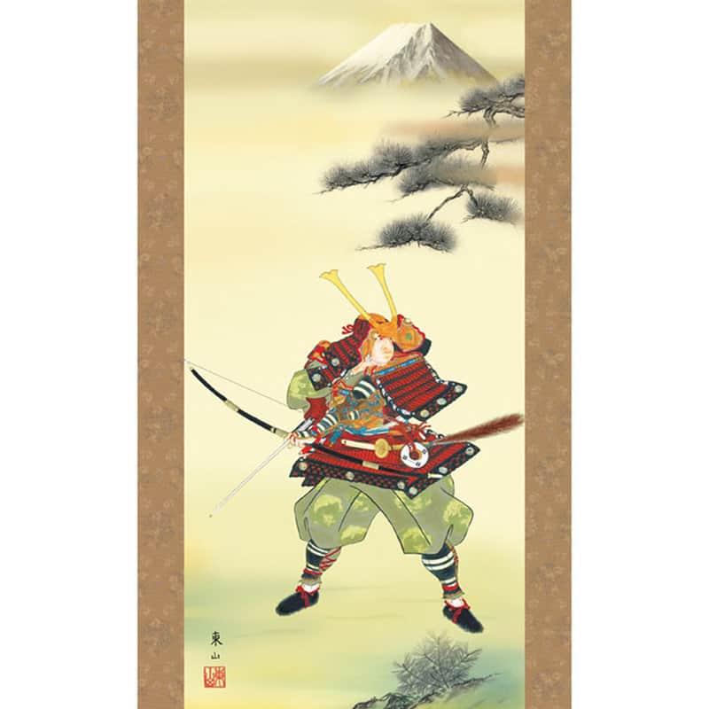 掛軸 掛け軸 本格ミニ掛軸 現代日本画 端午の節句 大成武者 榎本東山 h06-snk-km3r2-115 : 人形専門店 ひなの里 - 通販 - Yahoo!ショッピング