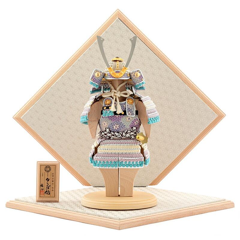 五月人形 鎧平飾り 鎧飾り 鈴甲子雄山作 タンゴ侍 藤丸 正絹 ブナ材 h045-mi-yu-fuj1001 : 人形専門店 ひなの里 - 通販 - Yahoo!ショッピング