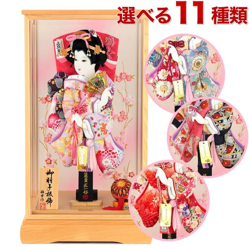 羽子板 ケース飾り 15号 本つげかんざし 総檜造り skt-28-15-case-b : skt-28-15-case-b : 人形専門店 ひなの里 - 通販 - Yahoo!ショッピング