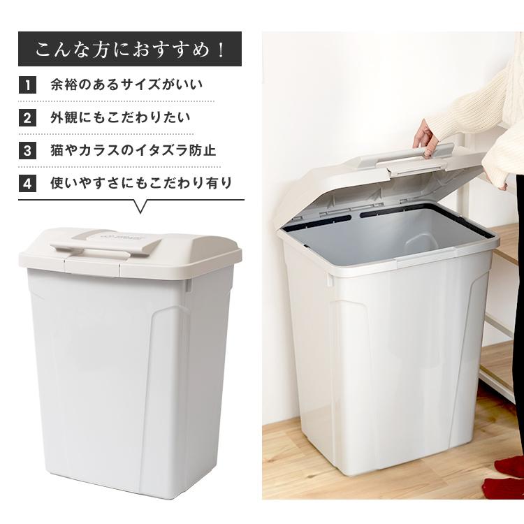 アスベル ゴミ箱 おしゃれ 屋外 分別 SP ハンドル ペール 70リットル ダストボックス 大容量 70l 70L 蓋付き カラス対策 ベランダ 資源ゴミ ごみ箱 : アスベル ヤフー店 ...