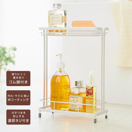 アスベル 収納 ラックス ボトルラック 2段 ASVEL RAXE Wコーティング バスラック ラック シャンプーラック ボトルスタンド ギフト : アスベル ヤフー店 - 通販 ...