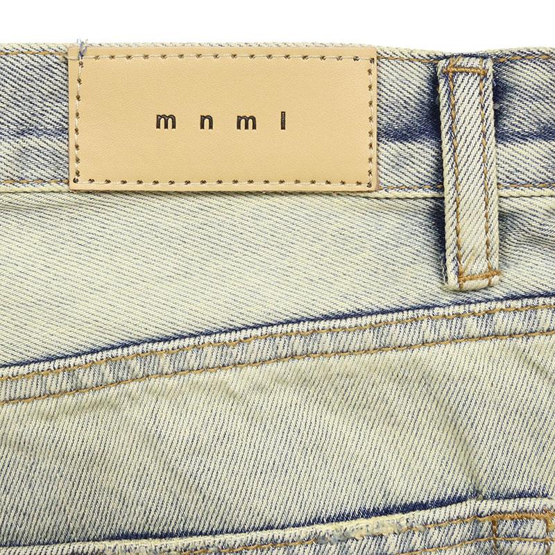 ミニマル デニムパンツ mnml フレア ブーツカット Gパン ジーンズ ウォッシュ加工 メンズ ブランド 大きいサイズ おしゃれ 人気 :mnml117:ASYLUM - 通販 ...