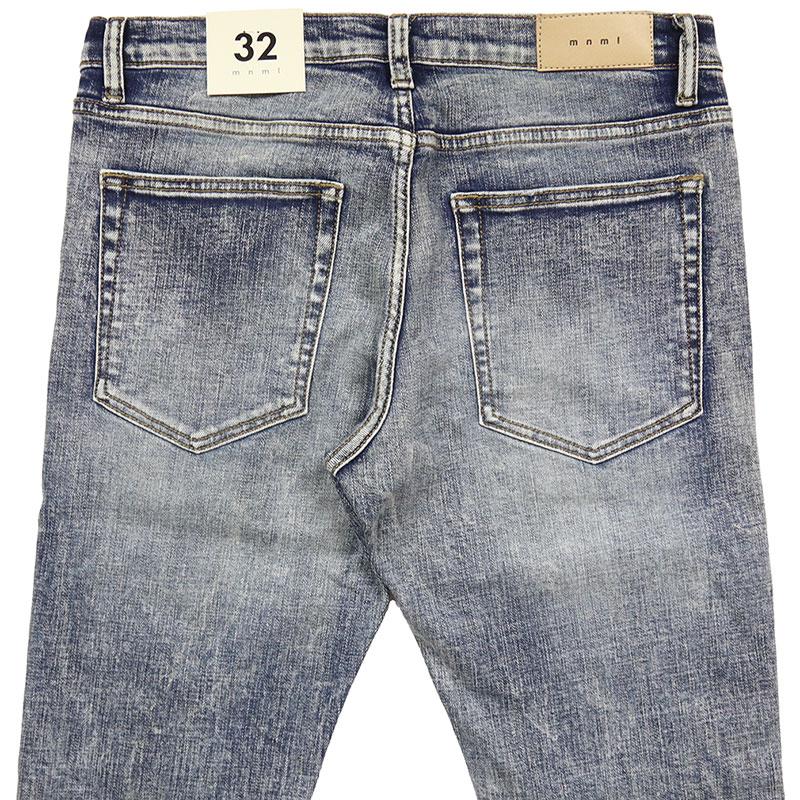 mnml デニムパンツ ミニマル スキニー スリム 裾ジップ Gパン ジーンズ ウォッシュ加工 メンズ ブランド 大きいサイズ おしゃれ 人気 黒 : ASYLUM - 通販 - Yahoo ...