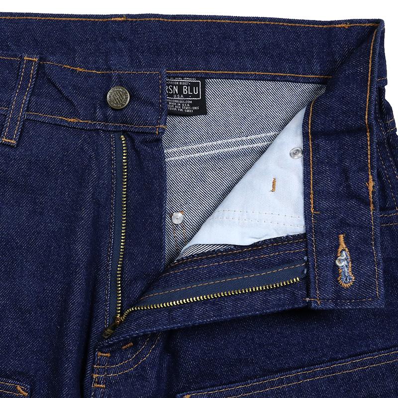 PRISON BLUES プリズンブルース デニムパンツ ジーンズ Gパン ワークパンツ ダブルニ― メンズ ブランド 大きいサイズ おしゃれ : ASYLUM - 通販 - Yahoo!ショッピング