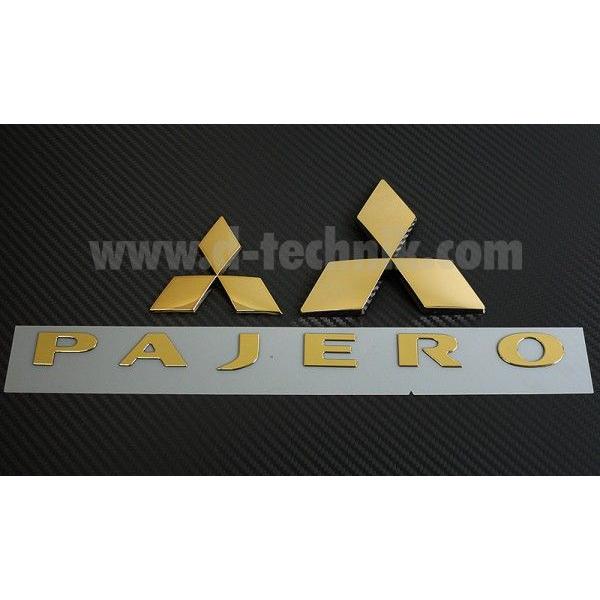 V80/90系 パジェロ 用・輸出仕様ゴールド エンブレム セット 海外向け三菱純正部品 : アットパーツ ヤフー店 - 通販 - Yahoo ...