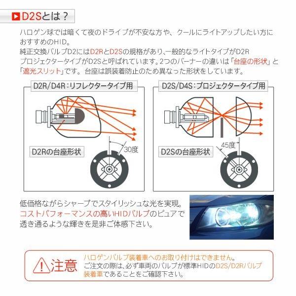 D2S HIDバルブ HIDバーナー 純正HID 交換タイプ/35W 6000k/8000k/10000k/12000k : アットパーツ - 通販 - Yahoo!ショッピング